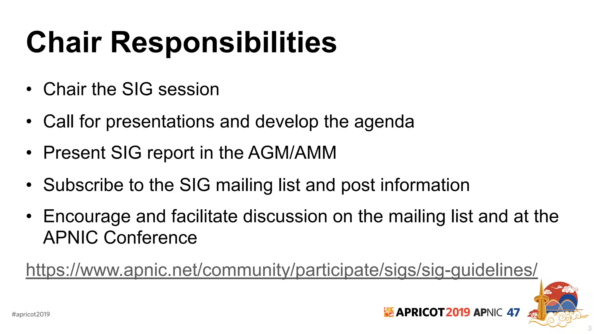 SIG Chair Elections | PPT