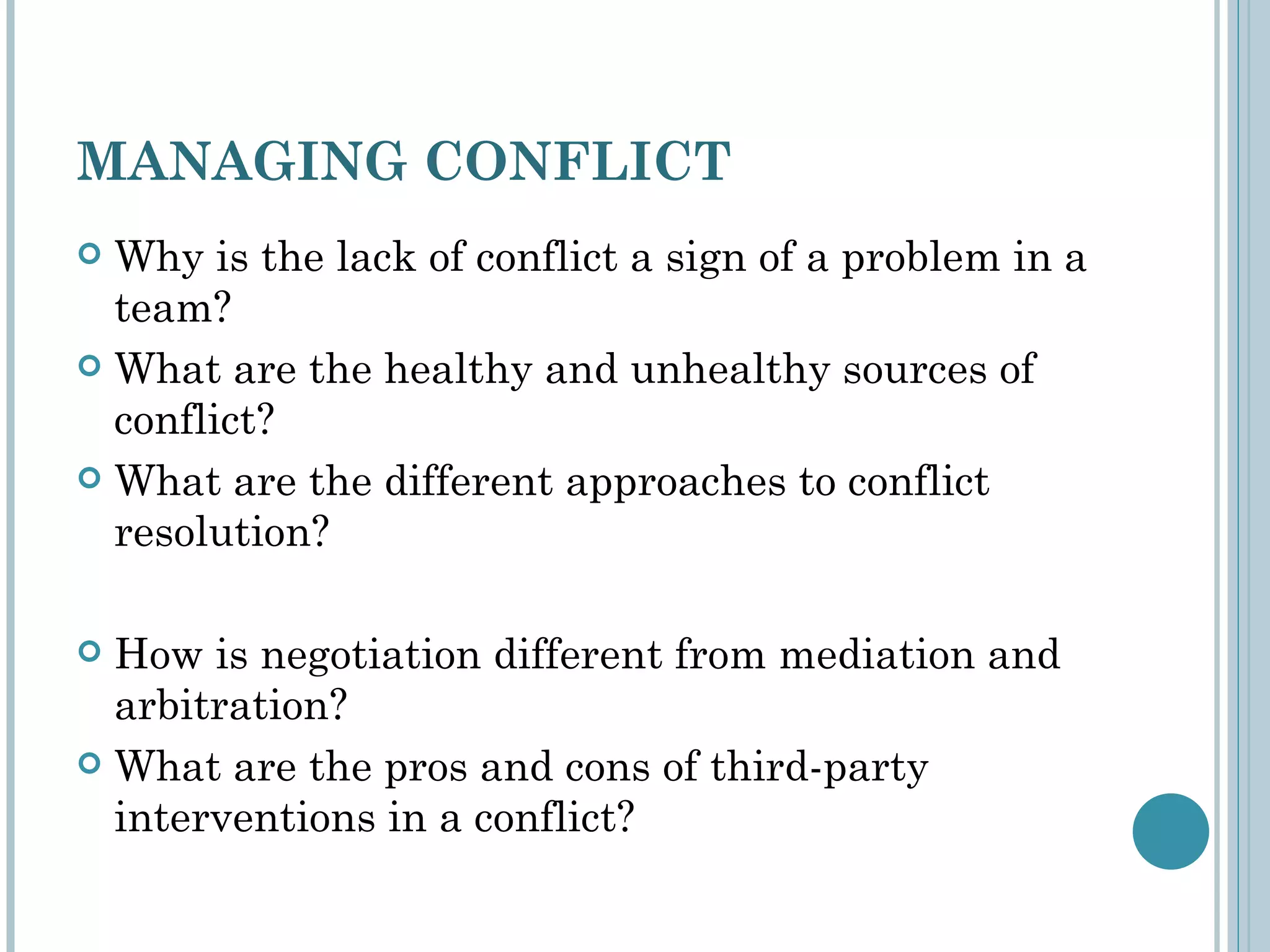 Cooperation, competition, conflict, and power in teams | PPT