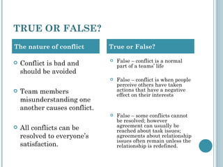 Cooperation, competition, conflict, and power in teams | PPT