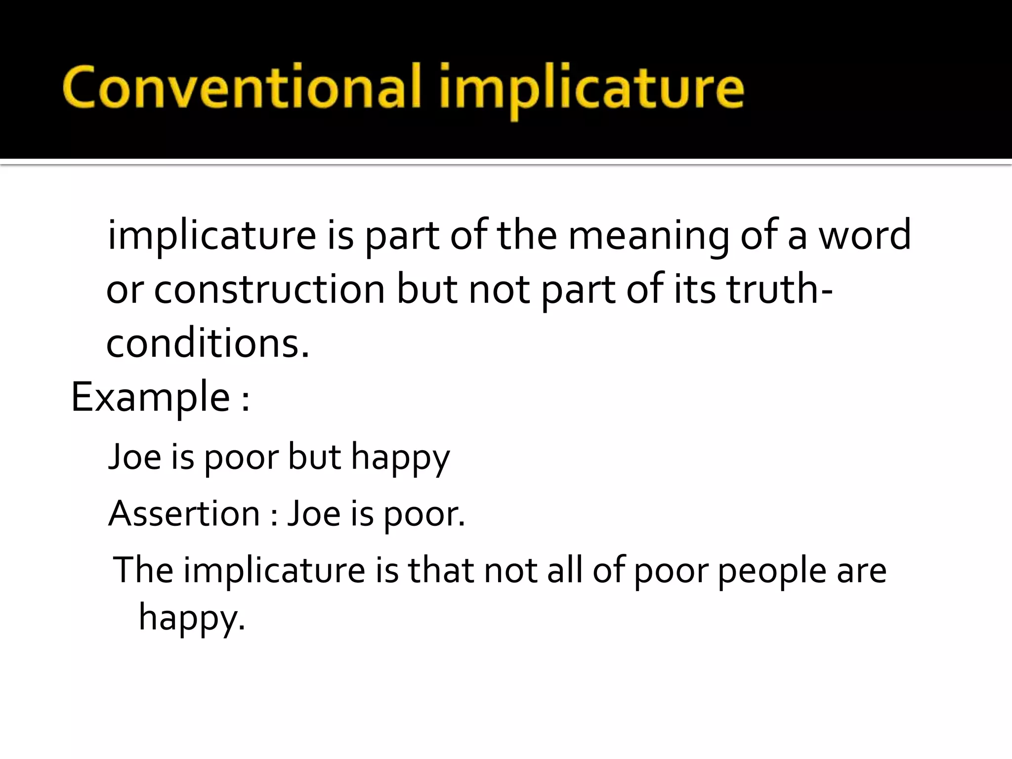 Cooperation implicature | PPTX