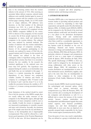 Cooperation of small and medium sized tourism enterprises | PDF