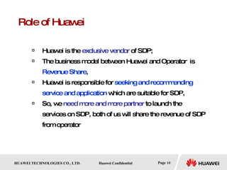 Huawei SDP | PPT