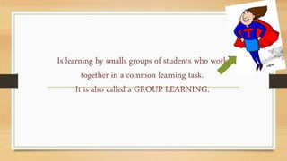 Cooperative learning with the computer | PPT