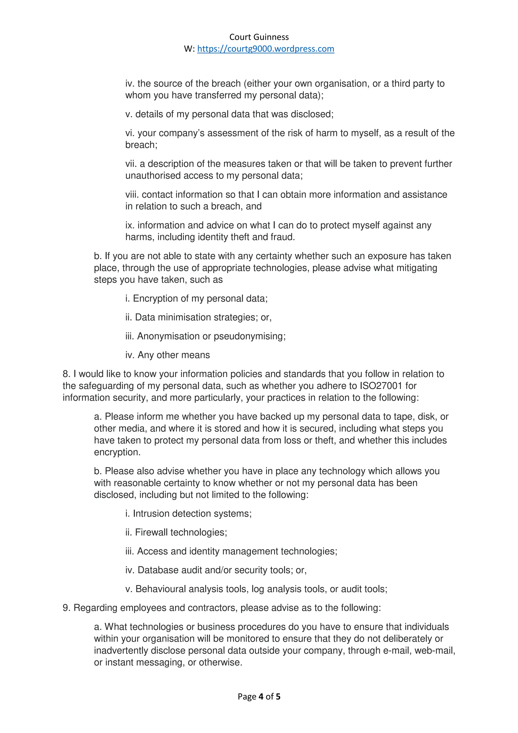 Co-Operative Bank Letter | PDF