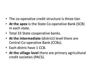 Cooperative banks and its types ,diffrences | PPT