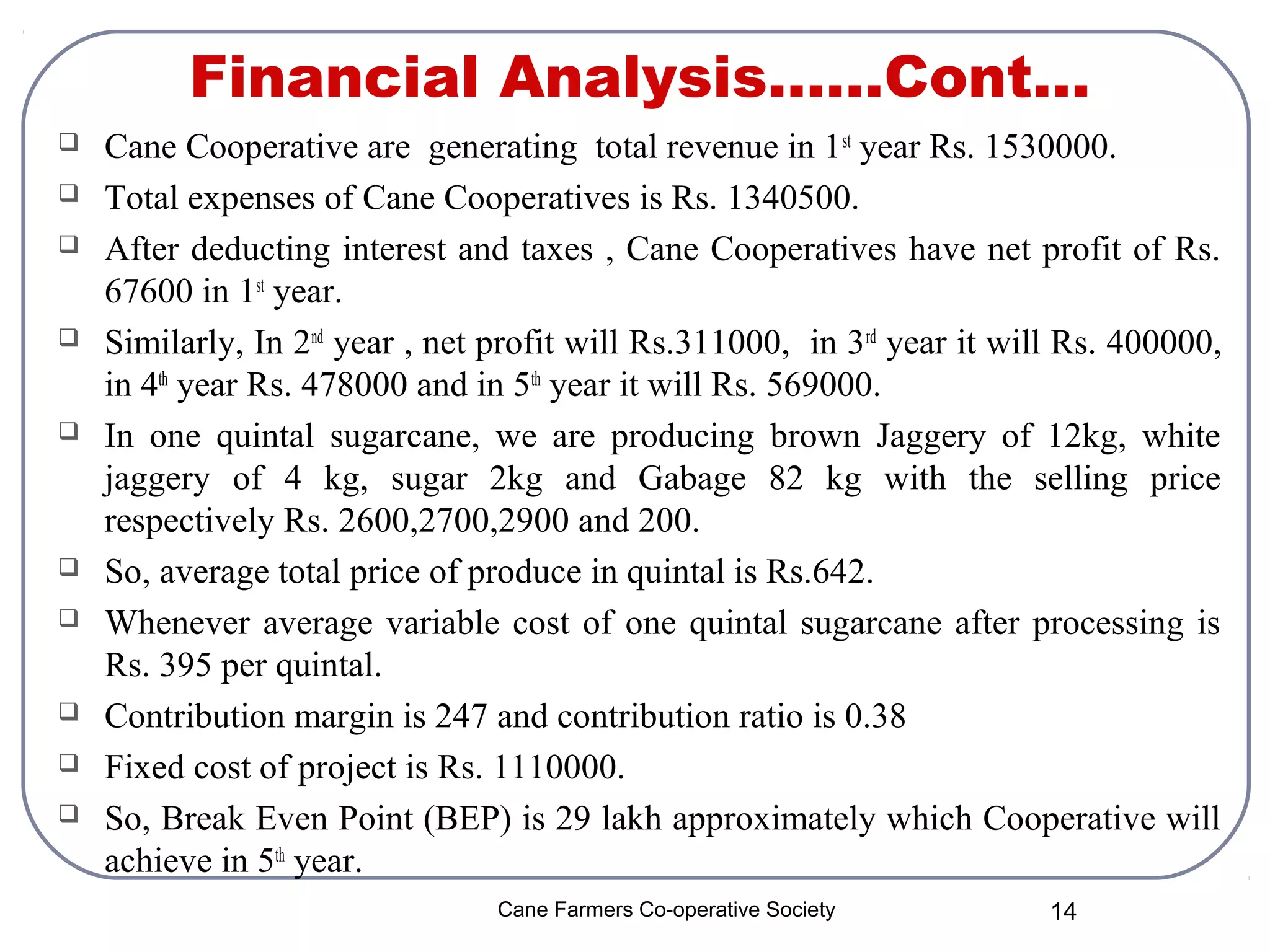 Co operative business plan group-1 | PPT | Agriculture | Industries