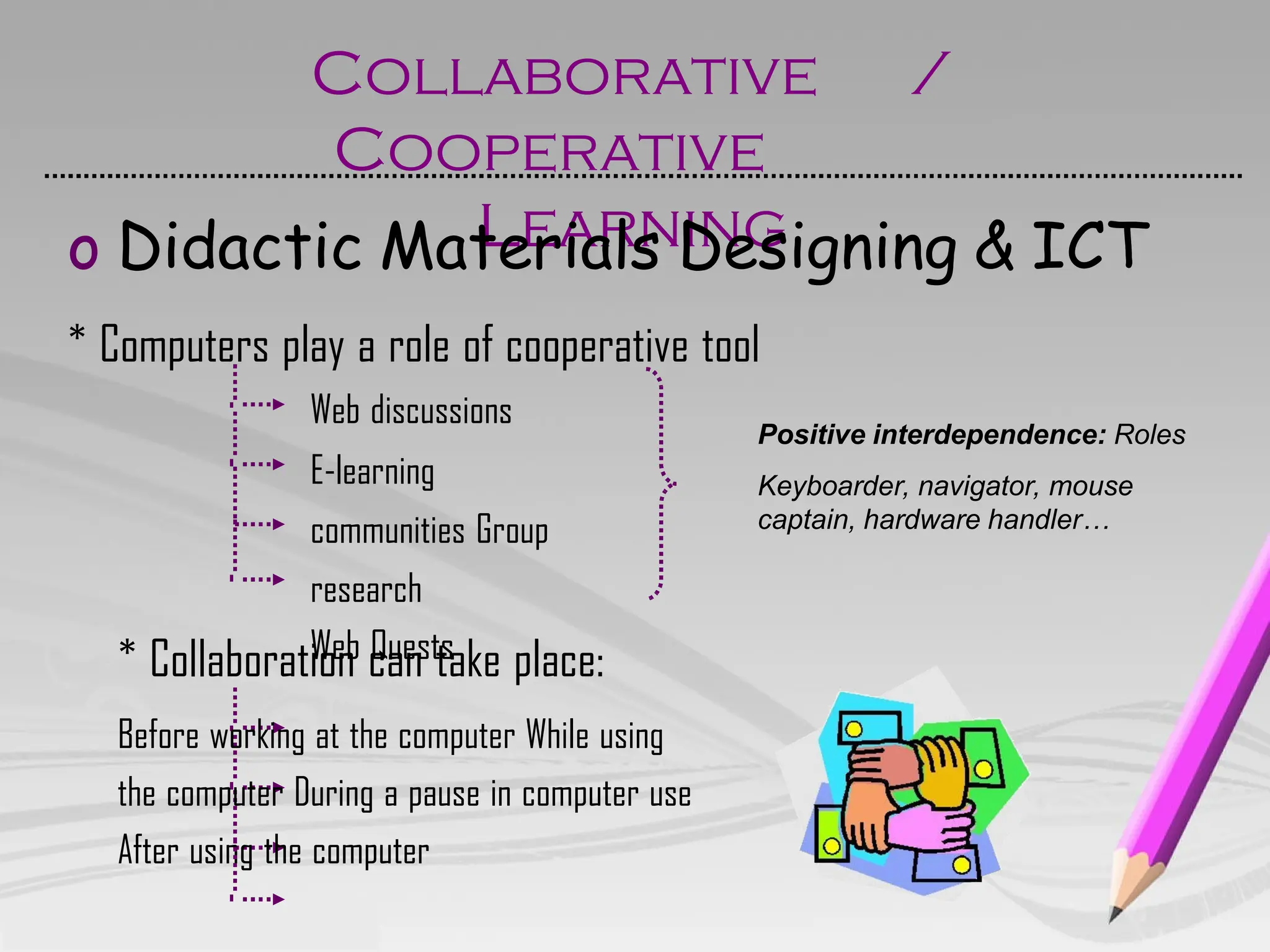 cooperativecollaborative presentation is on | PPT