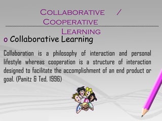 cooperativecollaborative presentation is on | PPT