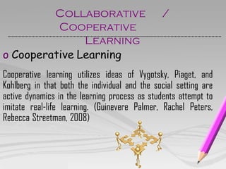 cooperativecollaborative presentation is on | PPT