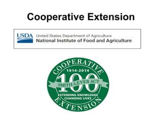 Cooperative Extension Introduction Presentation 03-18 | PPT
