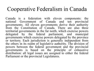 Cooperative federalism | PPTX