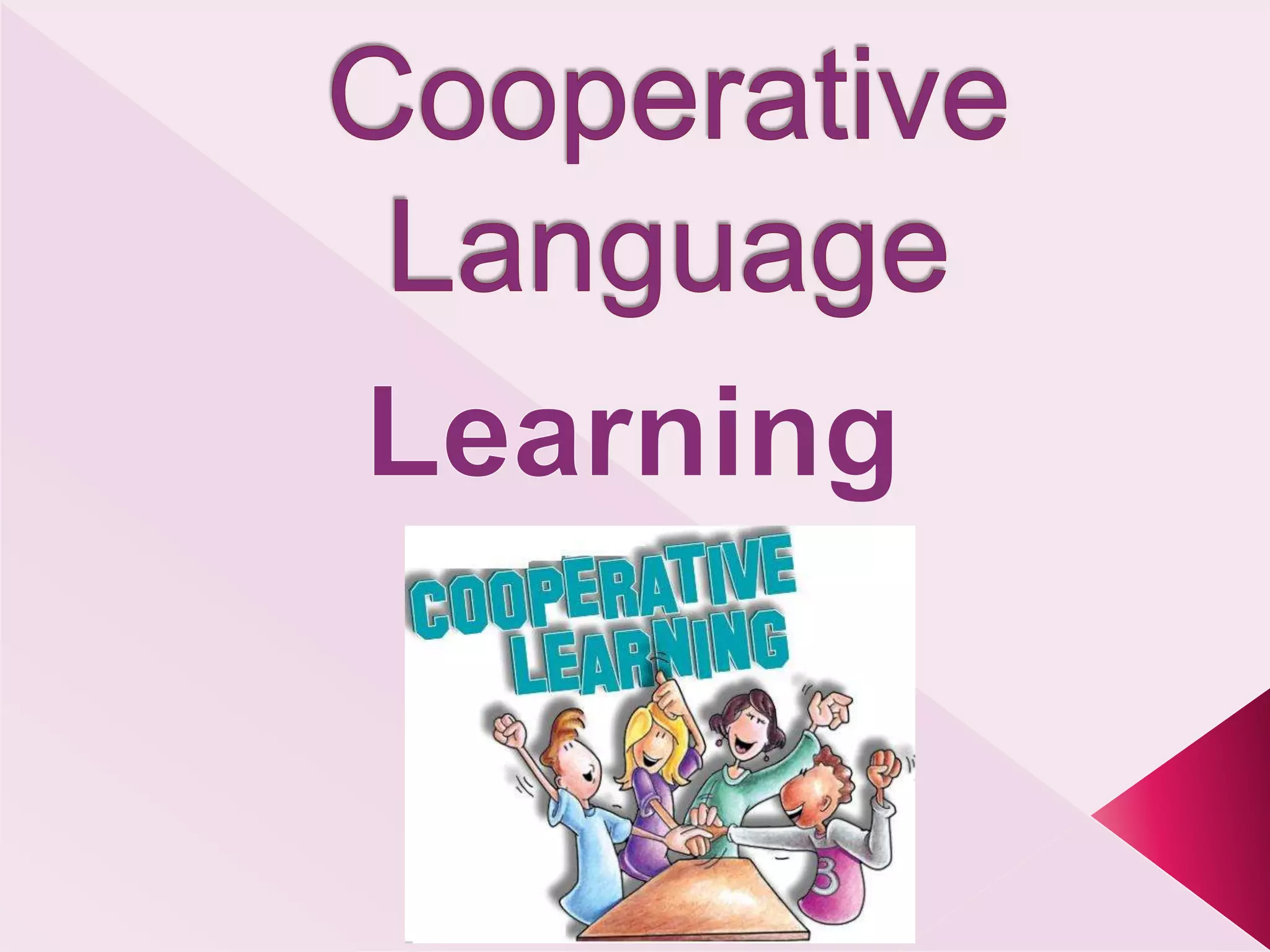 Cooperative language learning | PPTX