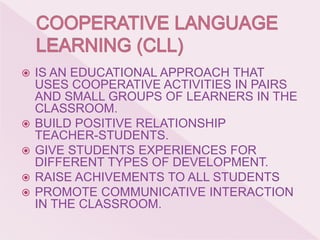 Cooperative language learning | PPTX
