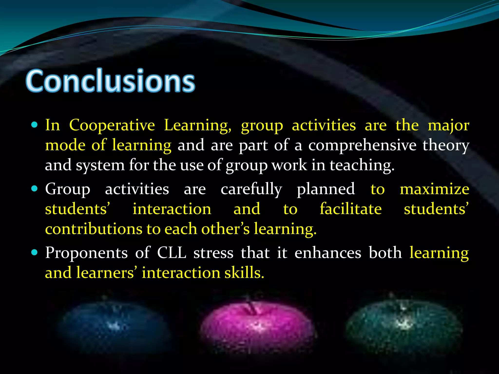 Cooperative language learning | PPTX