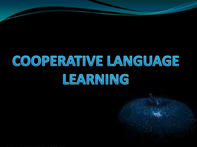 Cooperative language learning | PPTX