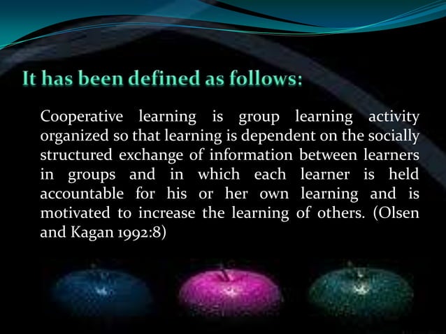 Cooperative language learning | PPTX