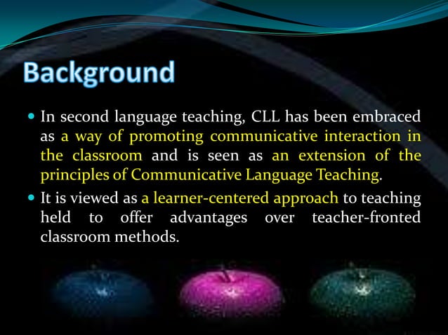 Cooperative language learning | PPTX