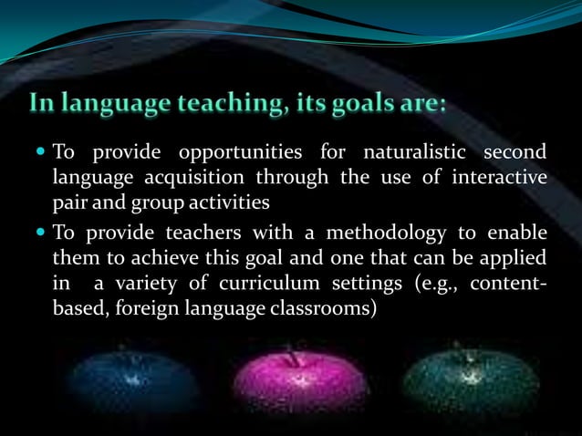 Cooperative language learning | PPTX