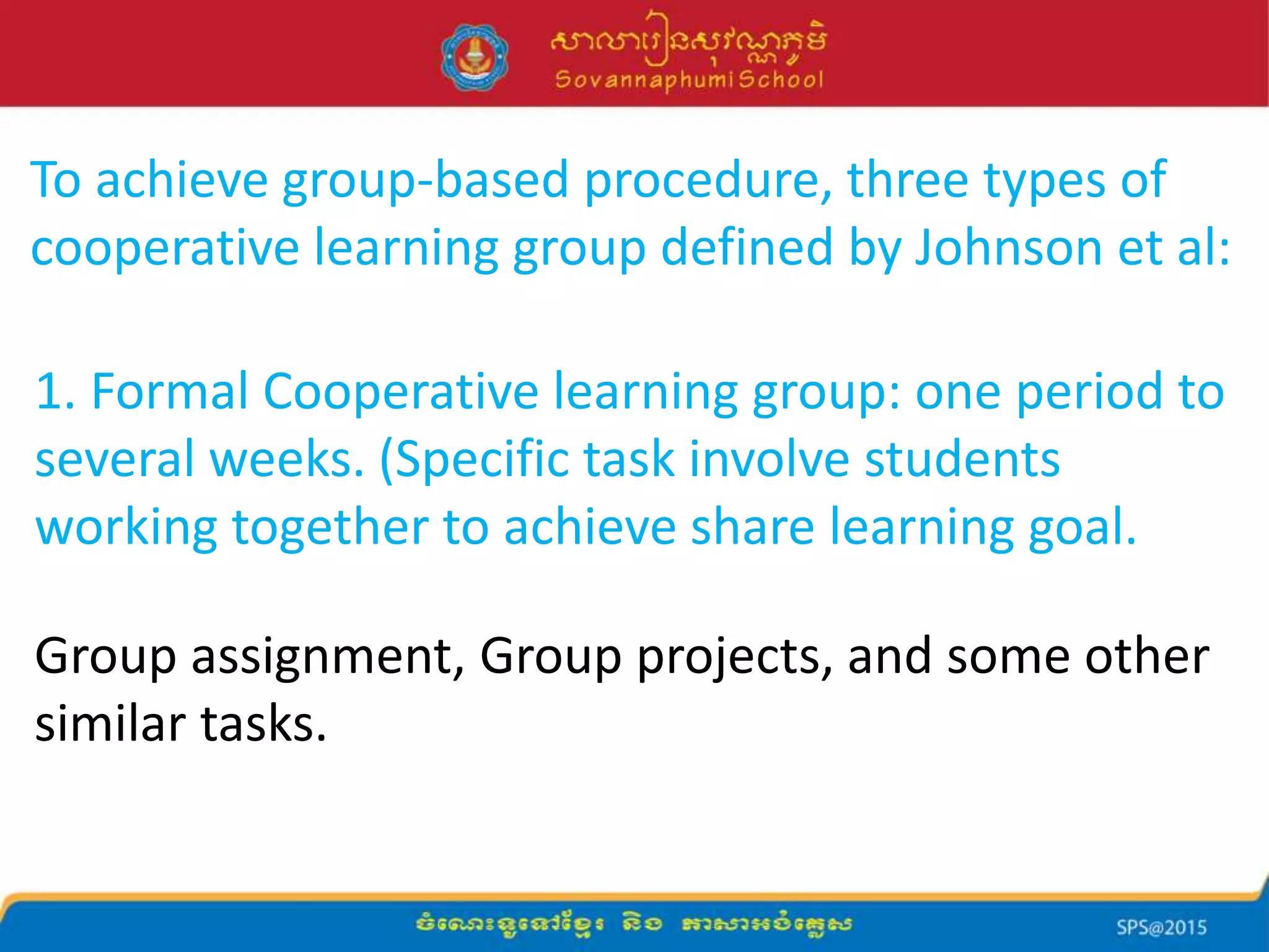 Cooperative language learning | PPTX