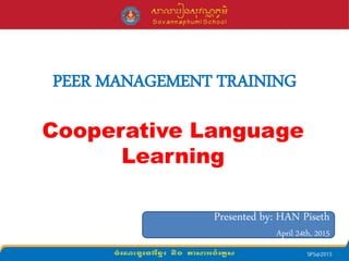 Cooperative language learning | PPTX