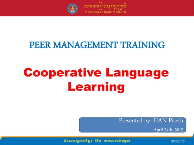 Cooperative language learning | PPTX