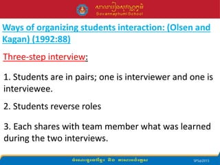 Cooperative language learning | PPTX