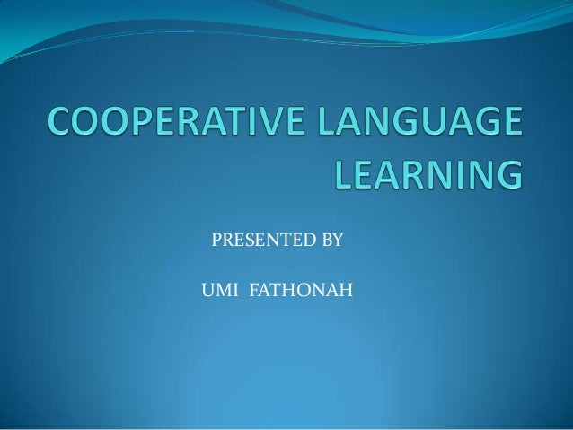 Cooperative language learning umi