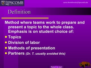 Cooperative Learning | PPT