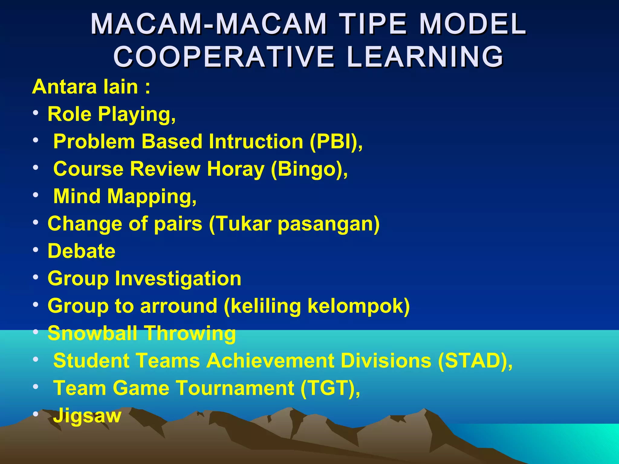 Cooperative learning | PPT