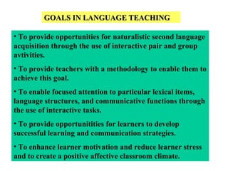 Cooperative Language Learning Approach | PPT