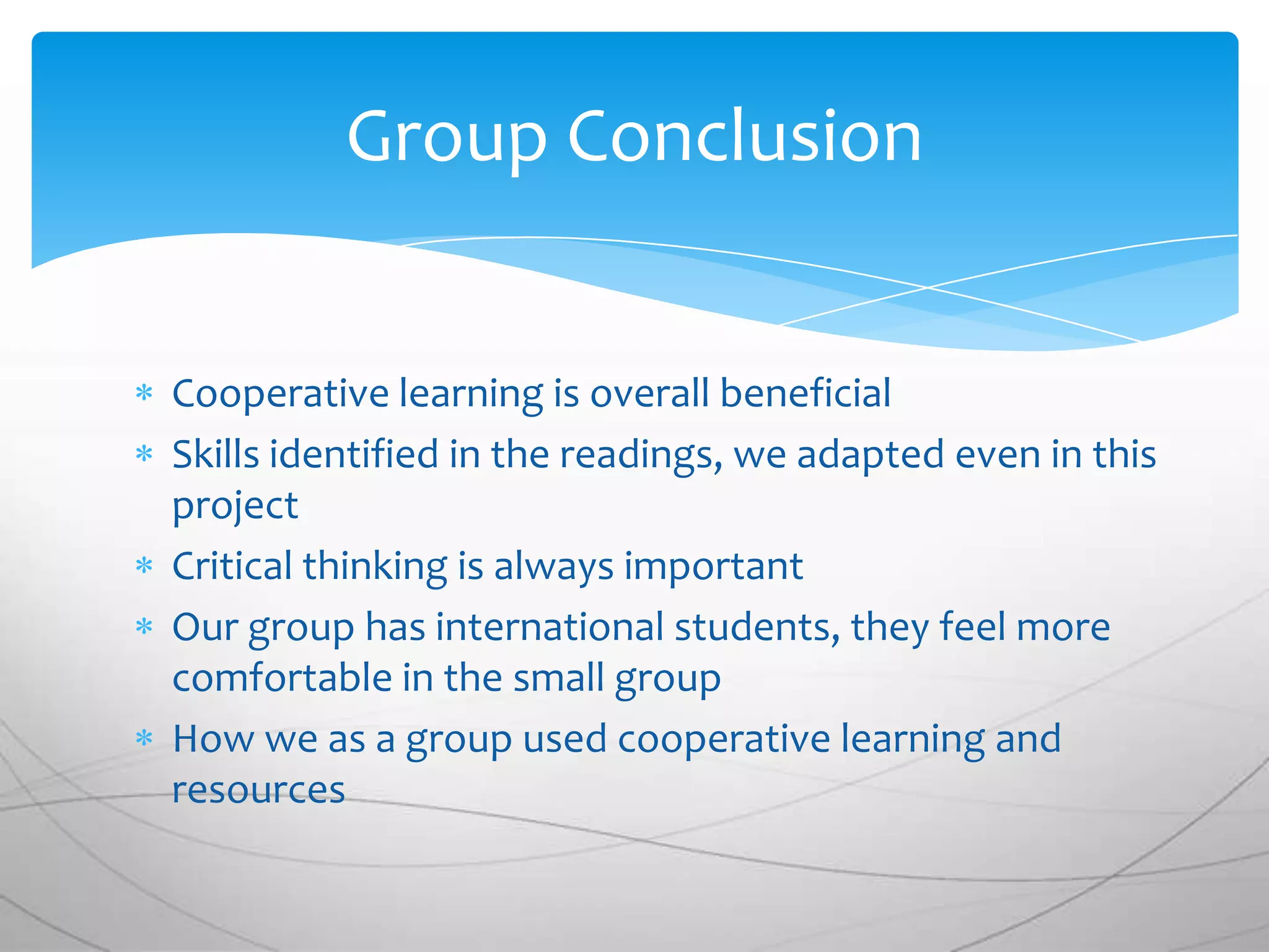 Cooperative learning | PPT