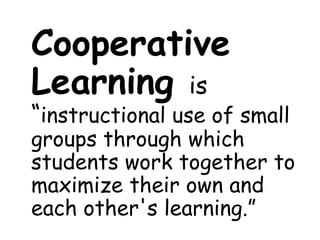 Cooperative Learning Quotes