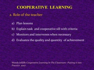 Cooperative learning | PPTX