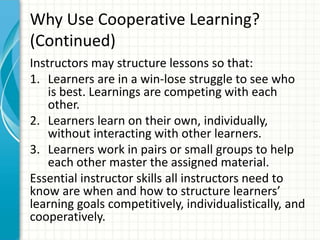 Cooperative Learning | PPTX