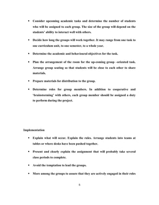 Cooperative learning | PDF