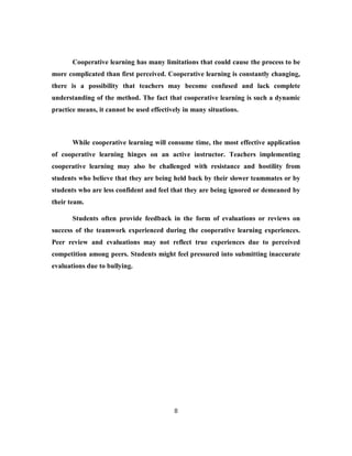 Cooperative learning | PDF