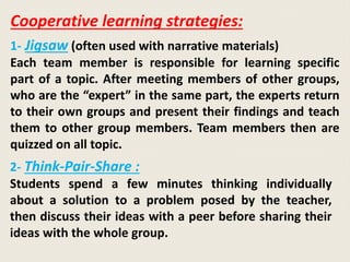 Cooperative learning | PPTX