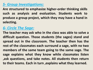 Cooperative learning | PPTX