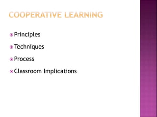 Cooperative Learning | PPTX