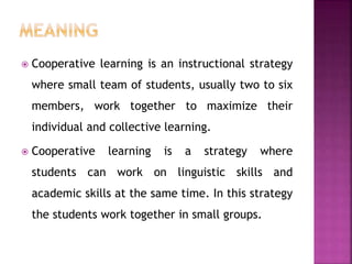 Cooperative Learning | PPTX