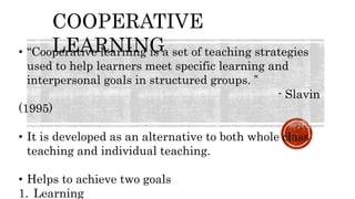 cooperative learning presentation ppt fi | PPTX