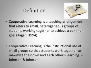 Cooperative Learning a Beginning | PPTX | Professional School ...