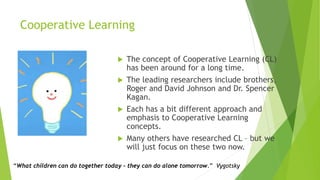 ED345 Module 4 Cooperative learning | PPTX