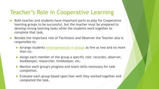 ED345 Module 4 Cooperative learning | PPTX