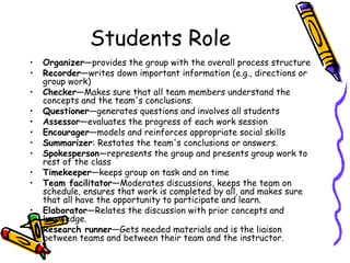 Cooperative Learning | PPT | Homework and Study | Education