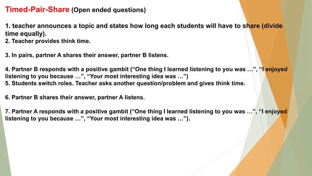 Cooperative learning and some kagan structures | PPTX