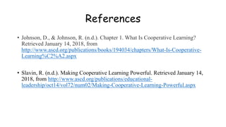 Cooperative learning clark | PPTX