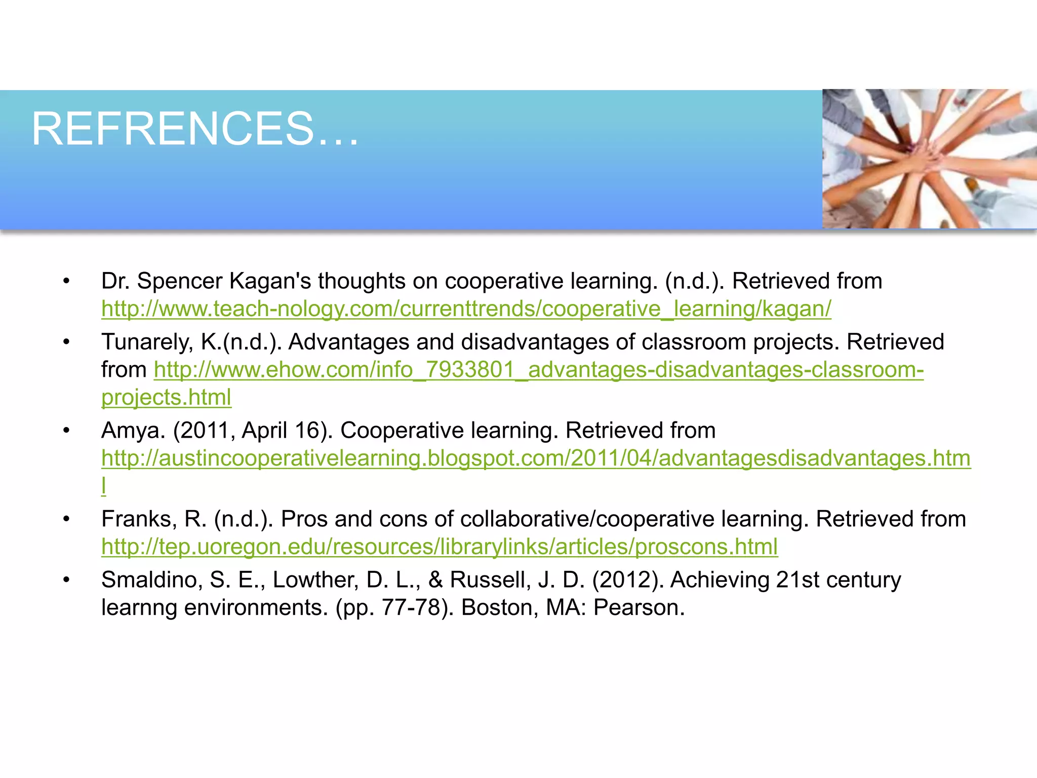 Cooperative learning group (1) | PPT