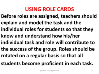 Cooperative learning in Indian classroom teaching and learning process ...