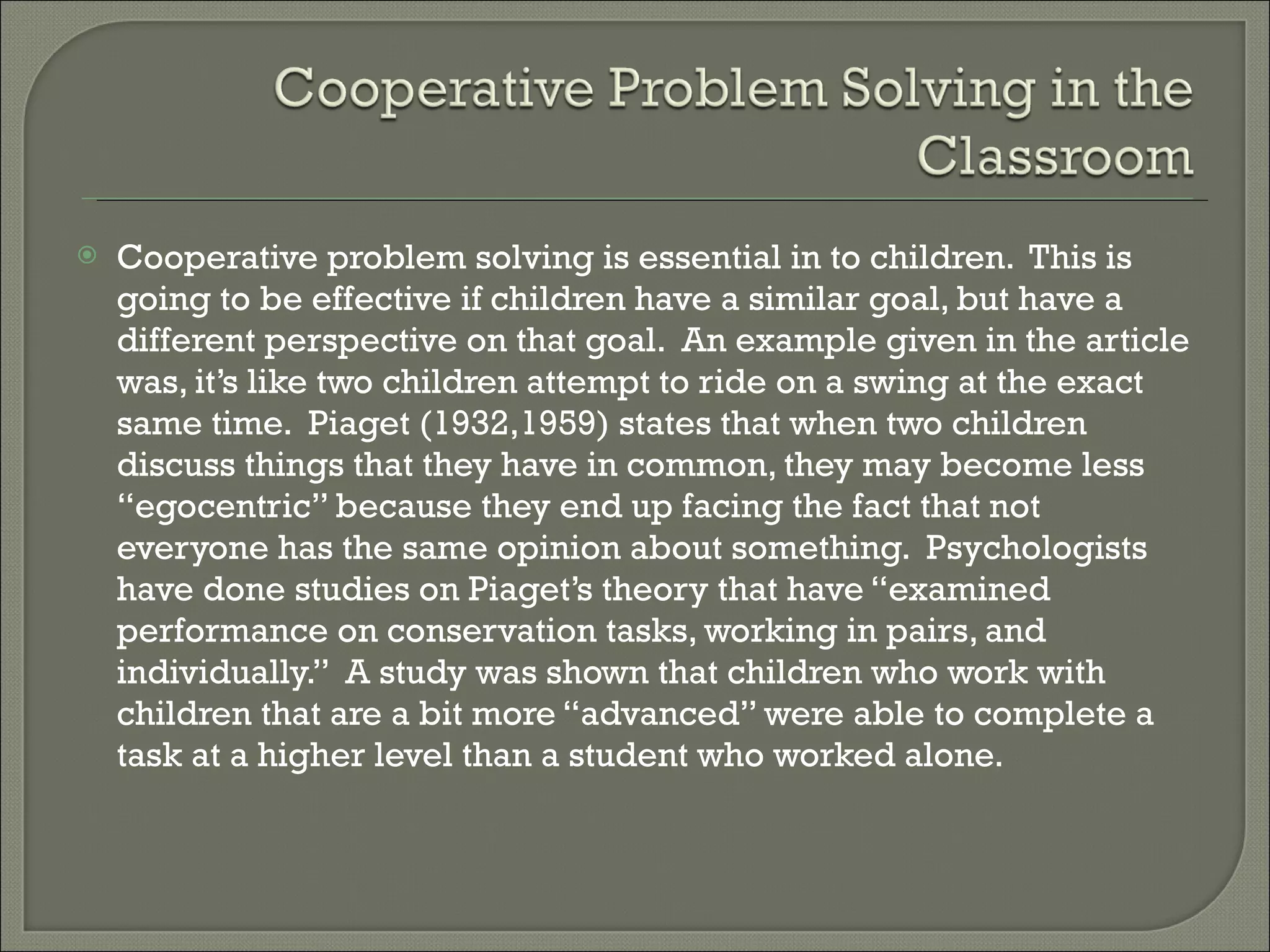 Cooperative Learning In Education | PPT